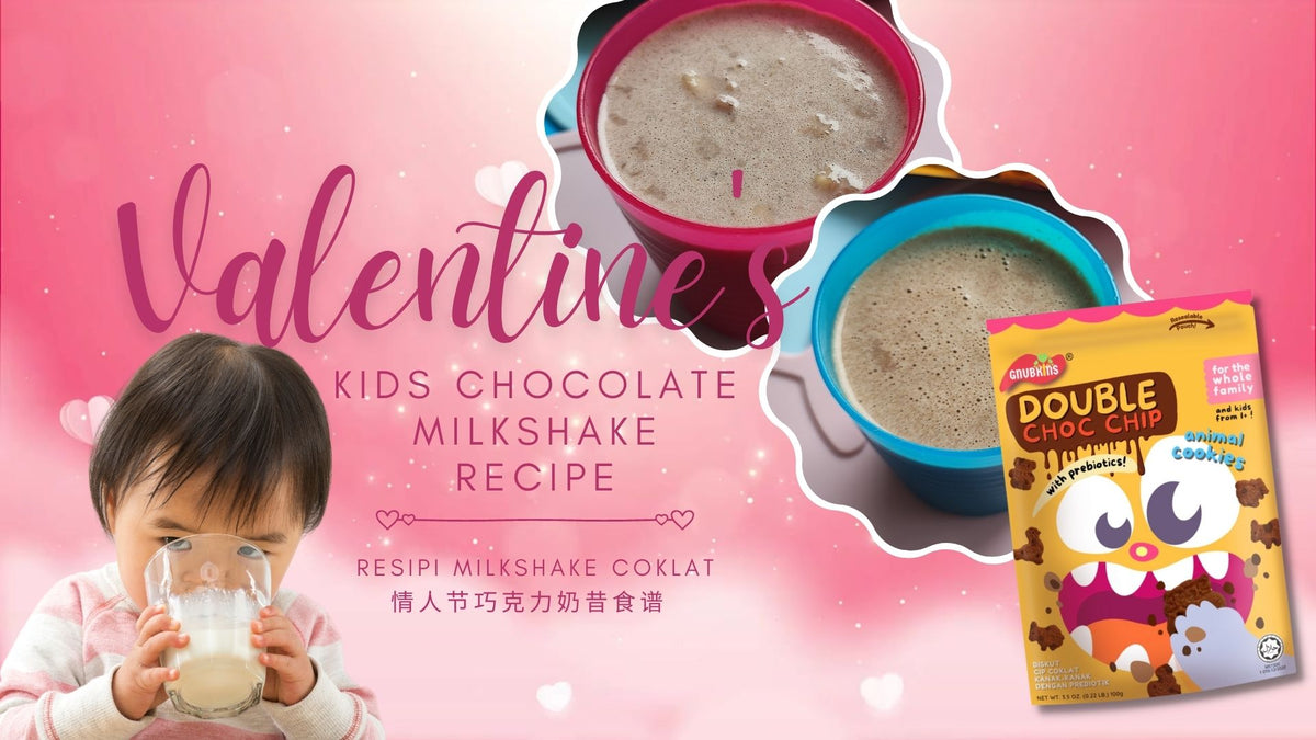 Valentine's Kids Chocolate Milkshake Recipe | Gnubkins