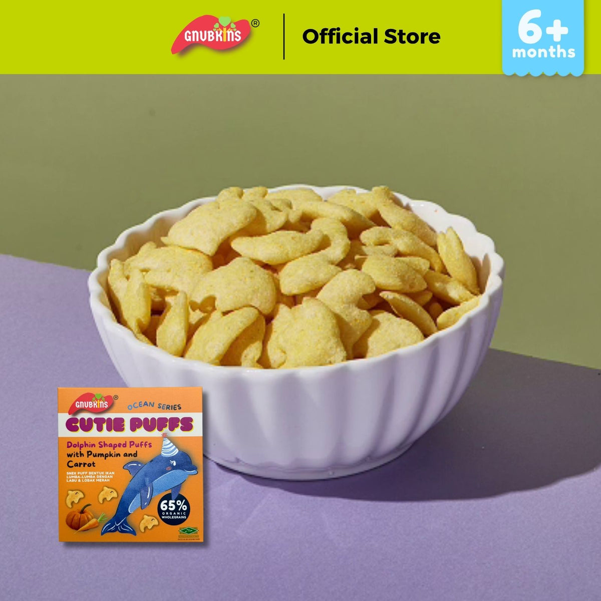 Cutie Puffs Rice Puff Snack | Gnubkins