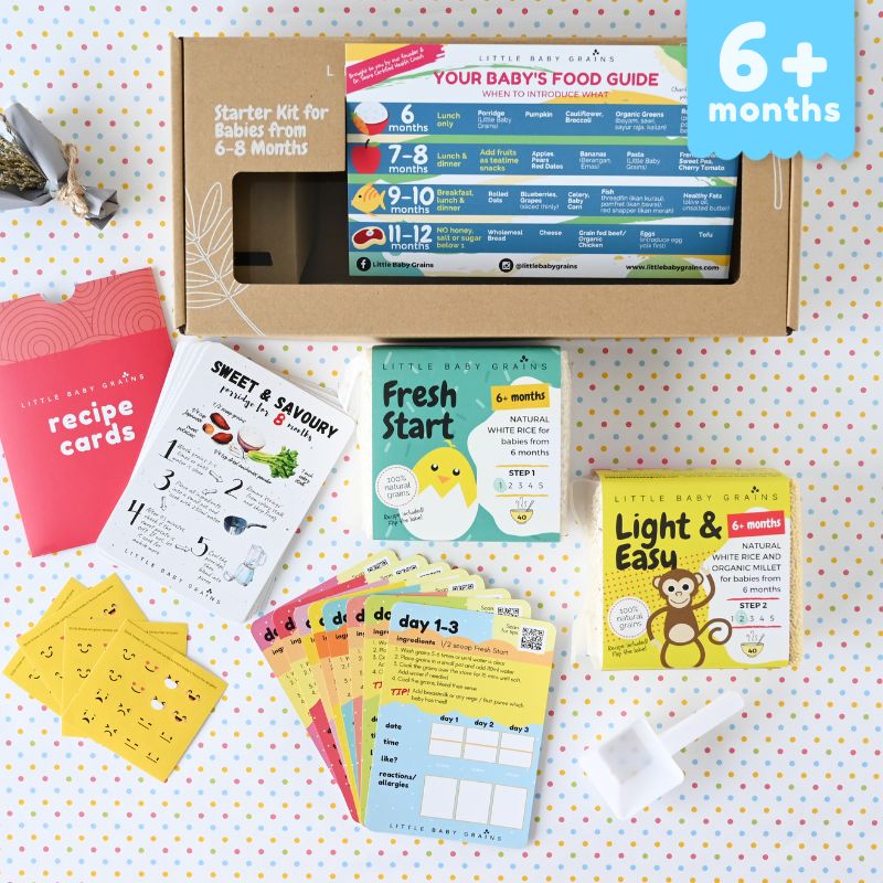 Starter Kit for Babies from 6-8 Months (PREMIUM Range) | Gnubkins